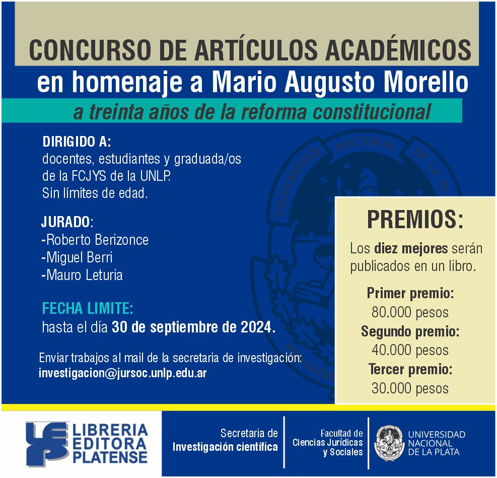 Se realizará un concurso de artículos académicos en homenaje a Mario ...